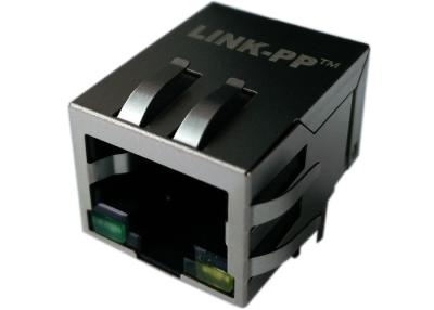 China Connector RJ45 Jack ARJ11E-MCSB-A-B-EM2 Single Port 1000 BASE-T Through Hole for sale
