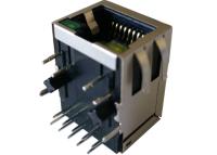 China 1000base-t Rj45 Pinout ARJ11E-MCSA-A-B-GM2 Through Hole With Magnetics for sale