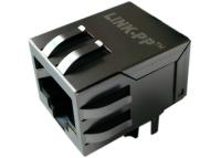 China ARJ11B-MASCB-LT2 Integrated Magnetics Rj45 Connector 10/100Base-T for sale