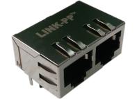 China XMF-02J-0-C01-010 - 2 Port 10/100 MAG without LED - HFJ12-LG1GE for sale