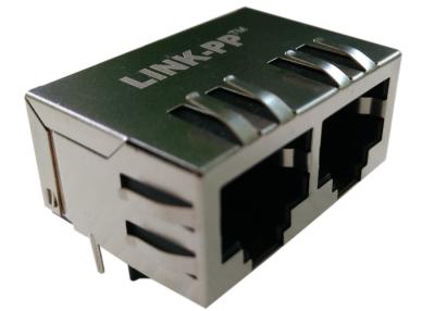 China XRJF-02J-0-D31-0A0 - 2 Port 10/100 MAG without LED- LK-RJF-02-D31-1-0A0 for sale