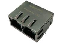 China XMH-9769-A121122-246- Two Port RJ45 10/100Mbps Magnetic Connector for sale
