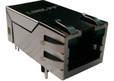 China RJMG201031210NR Telephone/Telecom Magnetic RJ45 Jack Through Hole for sale