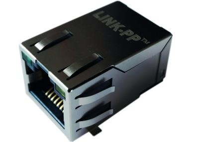 China SMT RJ45 Jack RJMG168448101GR Lan 10/100, Single Port Leds Bi Gr/yl for sale