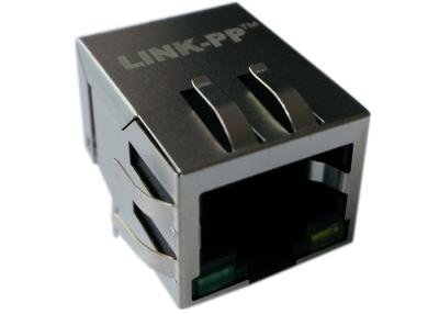 China XF6612D-CAGG1-4MS RJ45 Modular Jack 10/100Base-T Ethernet Connector for sale