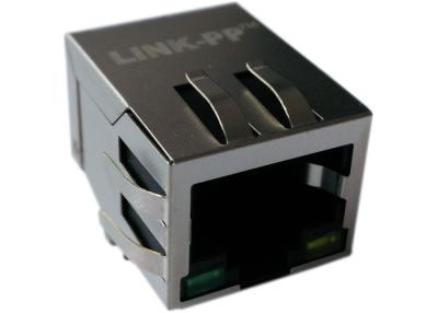 China XFATM11J-CAGY1-4MS RJ45 Modular Jack 10/100Mbps Ethernet Connector for sale