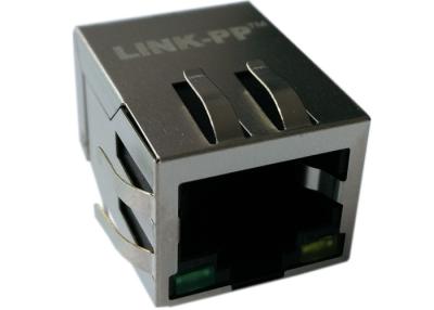 China XFATM11N-CLGY1-4MS RJ45 Modular Jack 10/100Mbps Ethernet Connector for sale