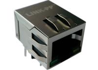 China Cat5 Female Connector XFATM2-CLxu1-4MS Rj45 With Integrated Magnetics for sale