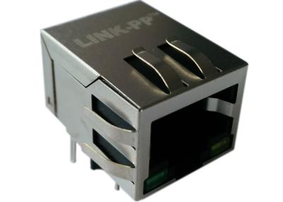 China Cat5 Female Connector XFATM2-CLxu1-4MS Rj45 With Integrated Magnetics for sale