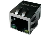 China Modular Jack Rj45 Female XFATM2JM-CLxu1-4MS Integrated 10/100 Magnetics for sale