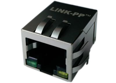 China Modular Jack Rj45 Female XFATM2JM-CLxu1-4MS Integrated 10/100 Magnetics for sale