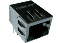 China Modular Jack Rj45 Female XFATM2G-CLxu1-4MS Integrated 10/100 Magnetics for sale
