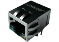 China Modular Jack Rj45 Female XFATM2S-CAxu1-4MS Integrated 10/100Mbps Magnetics for sale