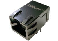 China Magnetic RJ45 Jack XFATM11N-CTxu1-4M Right Angle Ethernet Connector for sale