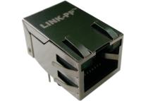 China Rj45 Modular Jack With Magnetics XFATM2MB-CTxu1-4M Right AngleWith LED for sale