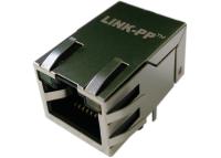 China Rj45 Modular Jack With Magnetics XFATM2MB-CTYG1-4M Right AngleWith LED for sale