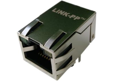 China Rj45 Modular Jack With Magnetics XFATM2MB-CTYG1-4M Right AngleWith LED for sale