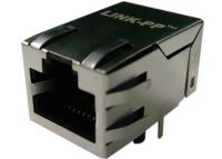 China XFATM2JH-CT1-4NT Magnetics Rj45 Modular jack 10/100Base-T Shield Wo/LED for sale