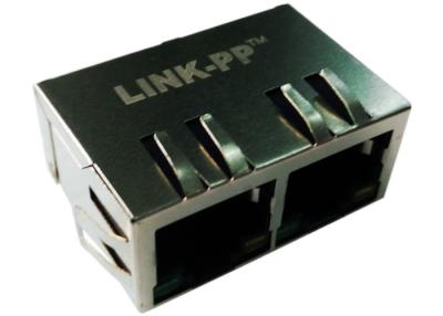 China Dual Rj45 HFJ12-2450ER-L17RL Halo FastJack Tab-Down 10/100Base-T W/LED for sale