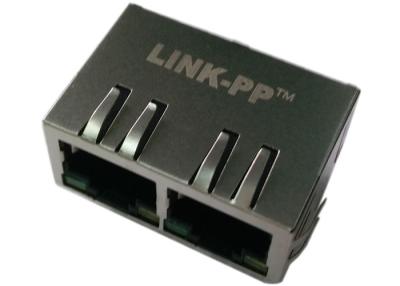 China HFJ12-E2450ER-L78RL Dual Rj45 Halo FastJack Tab-Down 10/100Base-T W/LED for sale