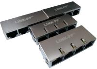 China Quad Rj45 HFJ14-2450ER-L12RL Halo FastJack Tab-Down 10/100Base-T W/LED for sale