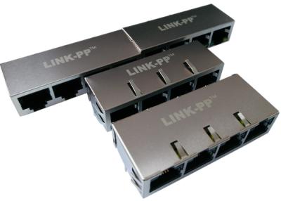 China Quad Rj45 HFJ14-2450ER-L12RL Halo FastJack Tab-Down 10/100Base-T W/LED for sale