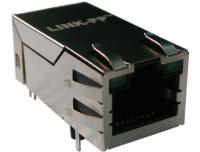 China Rj45 With Integrated Magnetics POE XFVOIP5QTVS-CTNG1-4L Interface 10/100BT for sale