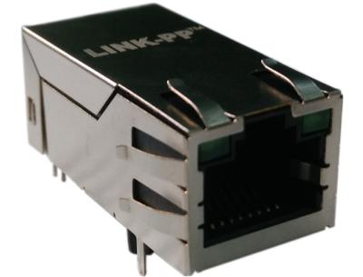 China Rj45 With Integrated Magnetics POE XFVOIP5QTVS-CTNG1-4L Interface 10/100BT for sale