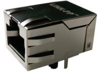 China RJ45 With Integrated Magnetics XFATM9-CT1-4M 10/100Base-T Without LED for sale
