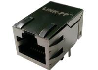 China RJ45 With Integrated Magnetics XFATM9DA-CT1-4M 10/100Base-T Without LED for sale