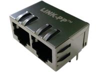 China Two Port Rj45 XF973-COMBO2-4S Dual Connector 10/100Base-T Without LED for sale