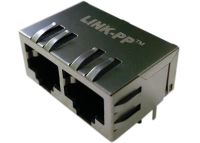China Two Port Rj45 XF973-COMBO2-4S Dual Connector 10/100Base-T Without LED for sale