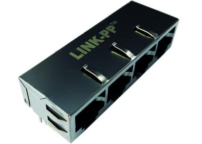 China XFATM2-COMBO4-4 Multi-port RJ45 1x4 Magnetic Connector 10/100BT for sale
