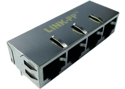 China RJ45 1x4 XFATM2E-COMBO4-4S Multi-port Magnetic Connector 10/100BT for sale