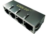 China XFATM2GA-COMBO4-4S Rj45 Quad Port 10/100Base-T Shield Tab-down for sale