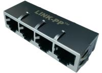 China XFATM2K-COMBO4-4S Rj45 Quad Port 10/100Base-T Shield Tab-down for sale