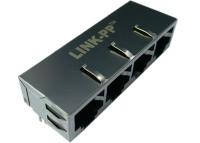 China XFATM9-COMBO4-2MS Rj45 Quad Port 10/100Base-T Shield Tab-down for sale