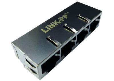 China XFATM9K-COMBO4-4MS 10/100Base-T 4 Ports Rj45 Modular Pcb Jack Side Entry for sale