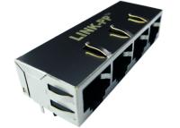 China XFATM9M-COMBO4-4 10/100Base-T 4 Ports Rj45 Modular Pcb Jack Side Entry for sale