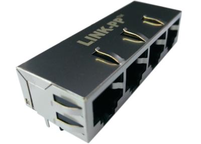 China XFATM9M-COMBO4-4S 10/100Base-T 4 Ports Rj45 Modular Pcb Jack Side Entry for sale