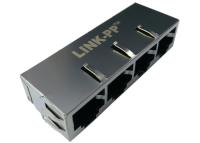 China XFATM9N-COMBO4-2MS 10/100Base-T 4 Ports Rj45 Modular Pcb Jack Side Entry for sale