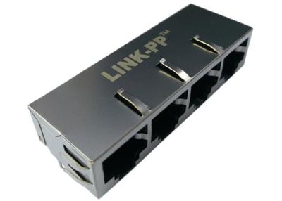 China XFATM9N-COMBO4-2MS 10/100Base-T 4 Ports Rj45 Modular Pcb Jack Side Entry for sale