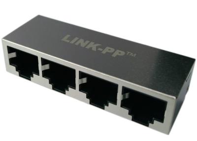 China XFATM9NA-COMBO4-2MS 10/100Base-T 4 Ports Rj45 Modular Pcb Jack Side Entry for sale
