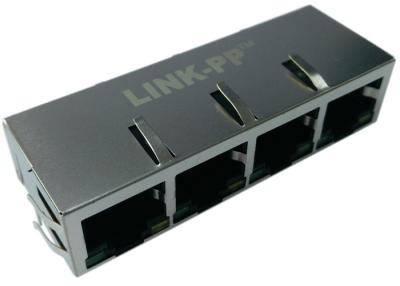 China AR14-4164IR 10/100 BaseT, PoE , LED G/Y, EMI Fingers Tab Down Ind Temp for sale