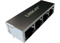 China AR14-3638 Multi-port RJ45 10/100, LED G/Y, NO EMI Fingers,Tab Down for sale
