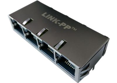 China AR14-3916 Multi-port RJ45 10/100/1000 Base T, LED G/G, EMI Filters, Tab Up for sale