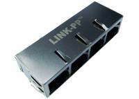 China Rj45 10/100/1000 BaseT AR14-3683 Gigabit, NO LED, NO EMI Fingers, Tab Down for sale