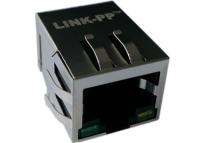 China Signle Port Magnetic RJ45 Jack With Entity Bottom , Side Entry ARA517-1252S for sale