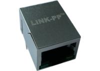 China AR11-3695 Single Port RJ45 with Integrated Magnetics 10/100 BaseT , LED G/Y for sale