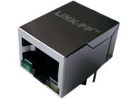 China AR11-3695I Rj45 10/100 BaseT W/LED No EMI Fingers, Tab Down , Inudstrial Temp for sale